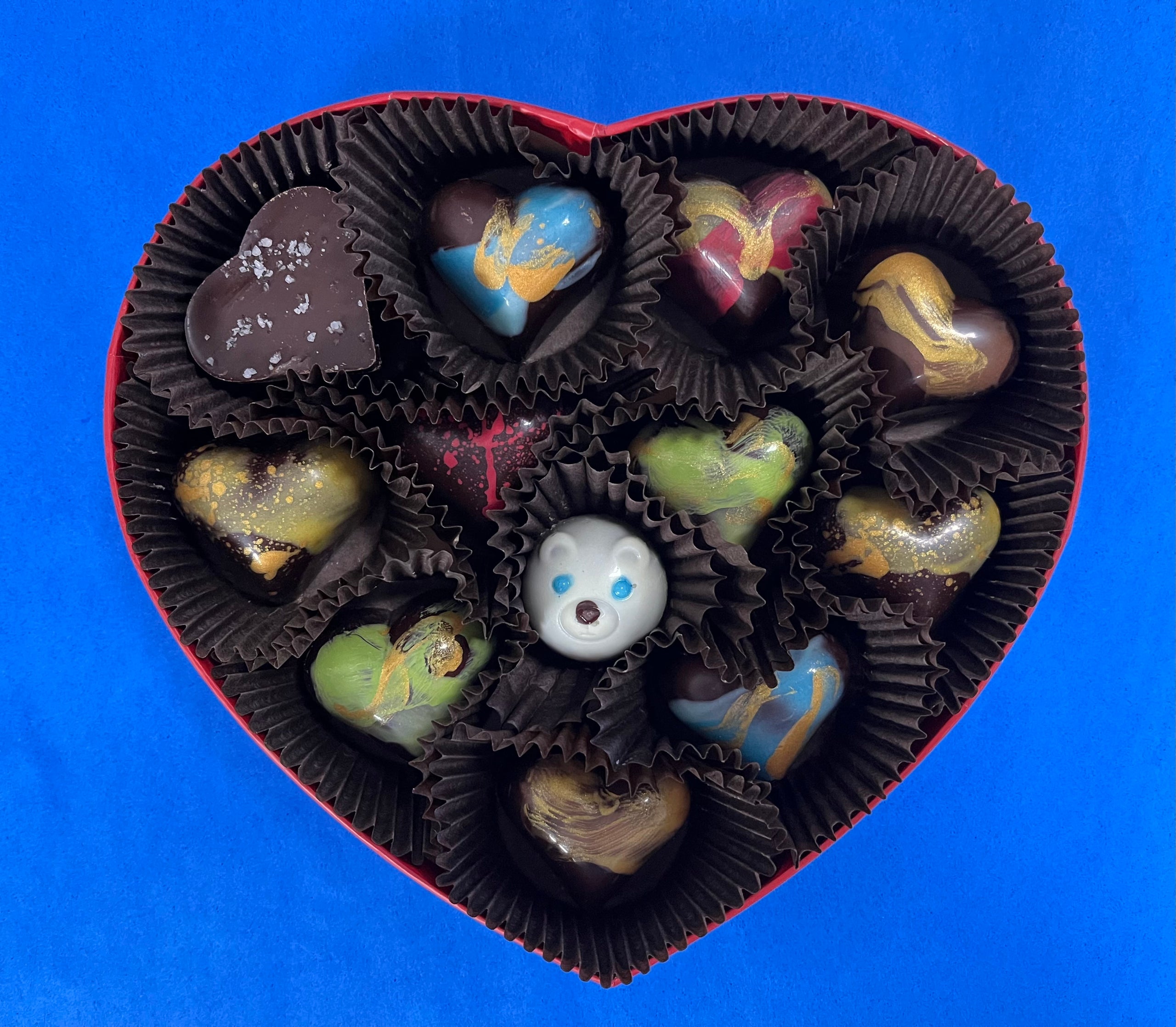 Valentines Chocolate Truffle Heart Box 12pc. GIVE THE BEST! | Dancing ...